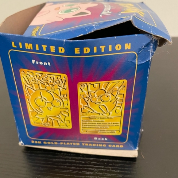 Pokemon | Toys | Pokemon 23k Goldplated Trading Card Limited Edition ...